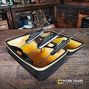 Upgrade Kit for Precision Adjust Knife Sharpener, Set of 7 Abrasives and Carry Case