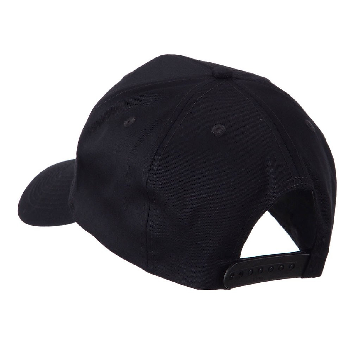 e4Hats.com Veteran Military Large Patch Cap - US Navy Black OSFM
