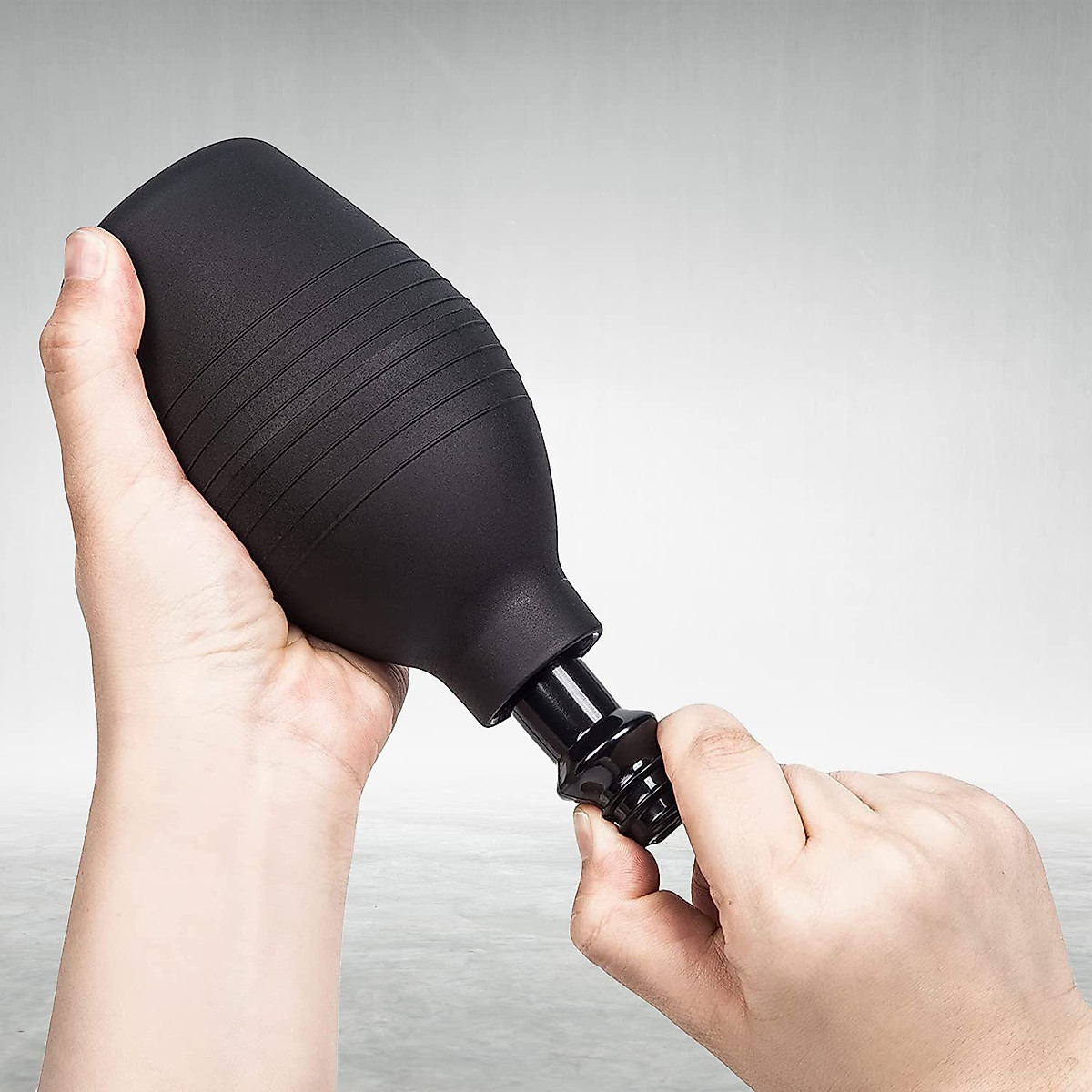 Enema Bulb for Men or Women - Douche Cleaner - 310 ml Capacity (Black Color)