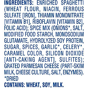 Kraft Spaghetti Classics Tangy Italian Easy Pasta Meal with Spaghetti, Spice Mix & Parmesan Cheese, 8 oz Box