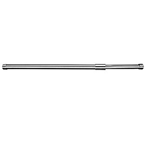 FOMIYES Stainless Steel Clothes Hanging Rod, Retractable Adjustable Pole Post Shelf Closet Hanger Organizer Garment Storage Bar Rack 35-63