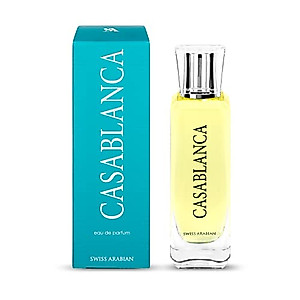 Swiss Arabian Casablanca - Luxury Products From Dubai - Long Lasting And Addictive Personal EDP Spray Fragrance - A Seductive, Signature Aroma - The Luxurious Scent Of Arabia - 3.4 Oz