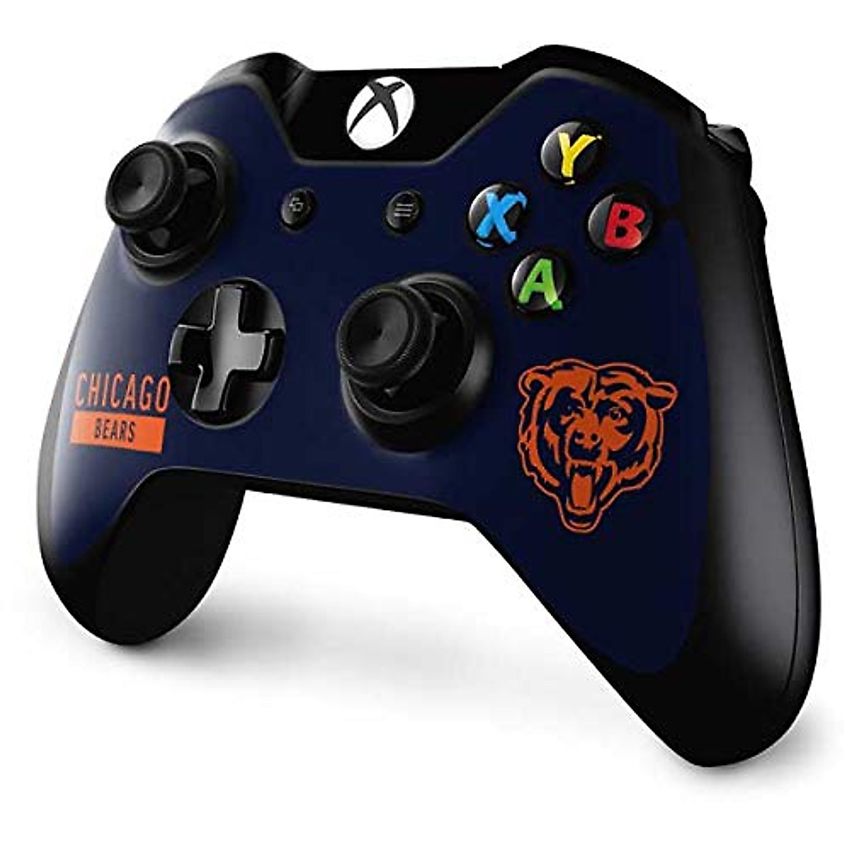 Skinit Decal Gaming Skin Compatible with Xbox One Controller - Officially Licensed NFL Chicago Bears Blue Performance Series Design