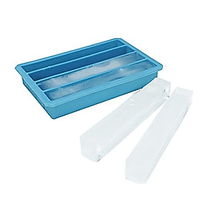 Webake Silicone Ice Cube Trays for Water Bottles Ice Cube Mold 12 Cavity, Easy Release Long Ice Cube Sticks For Bottled Beverage, Soda, Sport Drinks, Burritos Egg, Pack of 3