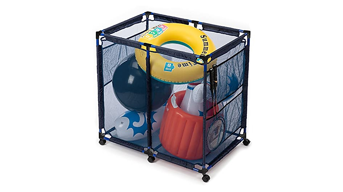 PARANTA Pool Storage Bin - Durable Mesh Container