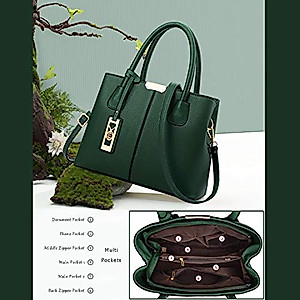 COCIFER Women Top Handle Satchel Handbags Shoulder Bag Tote Purse Messenger Bags