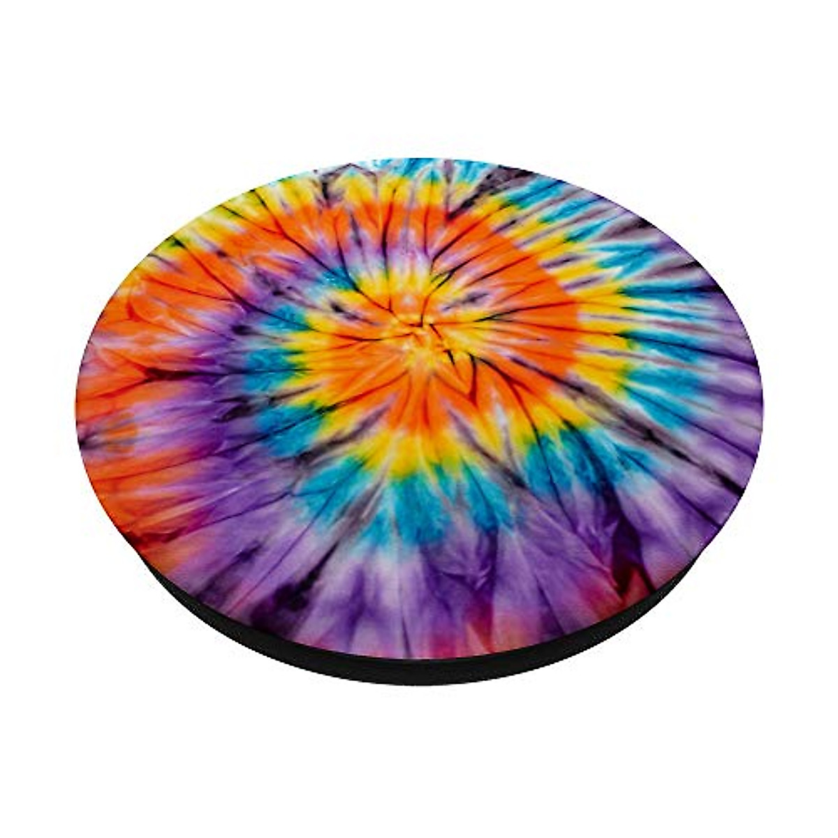 Tie Dye Rainbow Swirl PopSockets PopGrip: Swappable Grip for Phones & Tablets