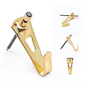 Plaster Picture Hangers 30 lbs - 25 Pack - Picture Hanging Nails - Picture Hanging Hooks - Picture Hang Solutions