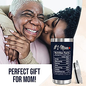Gifts For Mom, Mother Gifts From Daughter, Son, Birthday, Christmas, Mothers Day Gifts for Mom, Bonus Mom, Stepmom, Mother-In-Law, Pregnant New Mom Gifts Idea, 20 Oz Stainless Steel Tumbler For Women