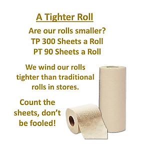 Purafide Premium-Quality, All-Natural Bamboo Paper Towels, Tree-Free, Chemical-Free, Extra Durable, Super Absorbent, Select-a-Size 2-Ply, 90 Sheets Per Roll. (PT 6 Rolls)