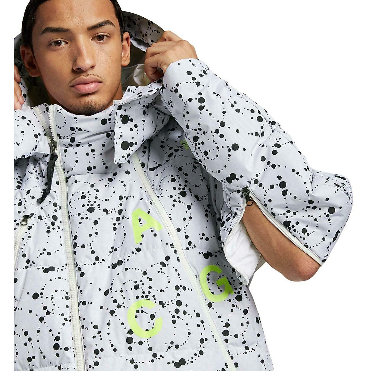 Nike Men's NikeLab ACG Down-Fill Parka Jacket Coat (AQ3517-100) (Large)