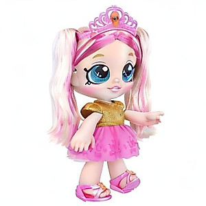 Kindi Kids Scented Sisters Pawsome Royal Family - Pre-School 10" Play Doll: Tiara Sparkles, 6.5" Baby Kindi: Teenie Tiara, and Kindi Pet: Prince Purrfection - Amazon Exclusive