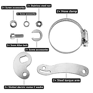 TIKSCIENCE Universal Torque Arm Conversion Kit,Fit for Electric Bicycle E-Bike Front or Rear 2 Set