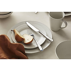 Oneida 895944 Ridge White Mugs, Set Of 4