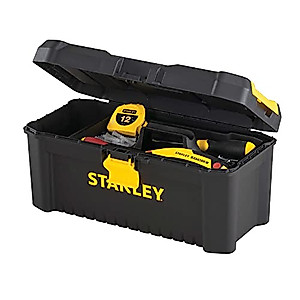Stanley Tools and Consumer Storage STST16331 Stanley Essential Toolbox, 16", Black/Yellow
