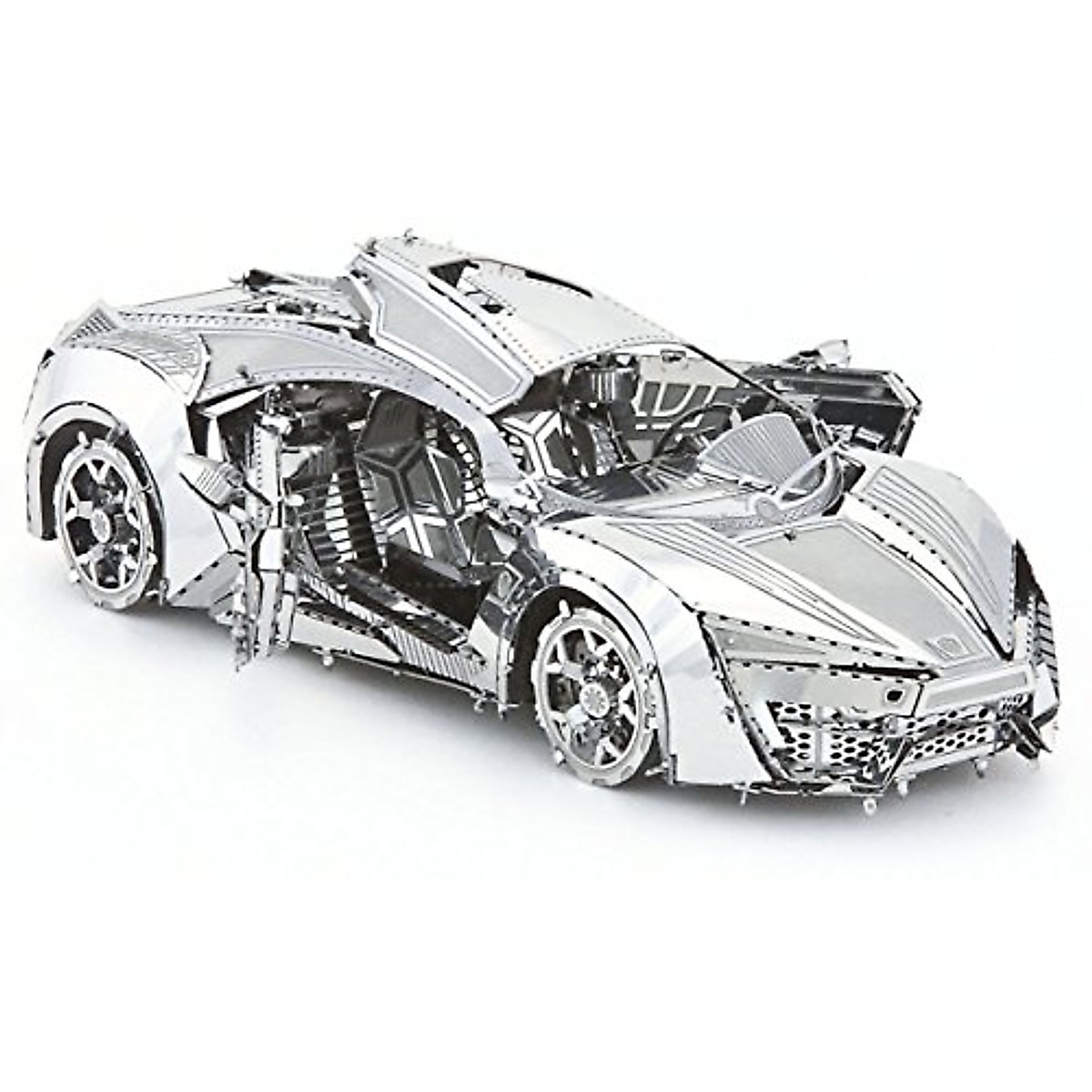 3D Metal Puzzle Car Collection Models Of Hyper Sports Vehicle, KMK F450, Motorcycle - DIY Toy Metal Sheets Assembling Puzzle, 3D puzzle – 3 Pack