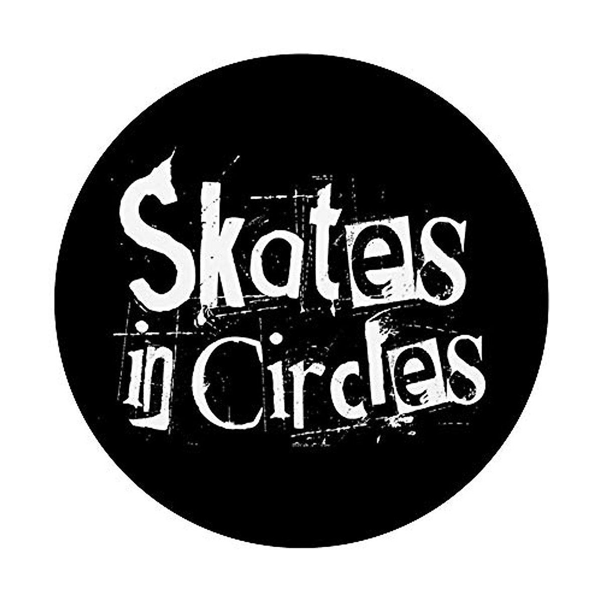 Skates in Circles - Roller Derby PopSockets PopGrip: Swappable Grip for Phones & Tablets