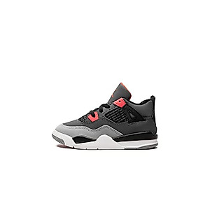 Jordan Toddler Air Jordan 4 TD BQ7670 061 Infared - Size 2C White