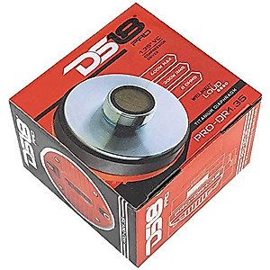 DS18 PRO-DR1.35 1.35” High Temperature Kapton Voice Coil Screw-On Tweeter Compression Driver - 400 Watts Max Power, 200 Watts RMS, 8 OHMS, Titanium Diaphragm, Set of 1