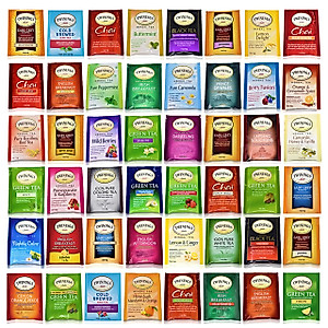 BLUE RIBBON Twinings Tea Bags Sampler Assortment Variety Pack Gift Box - 48 Count - Perfect Variety - English Breakfast, Green, Black, Herbal, Chai Tea and more