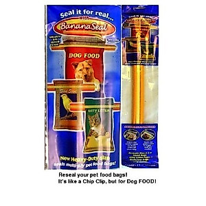 Banana Seal Pet Food Bag Sealer, Medium, 14 1/2 by Seal-A-Bag