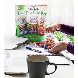 Nature's Garden Healthy Trail Mix Snack Packs – Mixed Nuts, Heart Healthy Nuts, Omega-3 Rich, Cranberries, Pumpkin Seeds, Perfect For The Entire Family – 28.8 Oz Bag (24 Individual Servings)