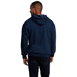 Fruit of the Loom Eversoft Fleece Hoodies, Pullover, Moisture Wicking & Breathable, Sizes S-4x, Navy Full Zip, Medium