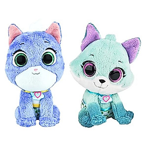 Disney Junior T.O.T.S. KiKi the Cat, 6-inch Bean Plush Stuffed Animal, Small Plushie