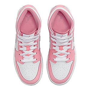 Nike Jordan Youth Air 1 Mid (GS) Coral Chalk/Desert Berry-Whitek DQ8423-616 7Y