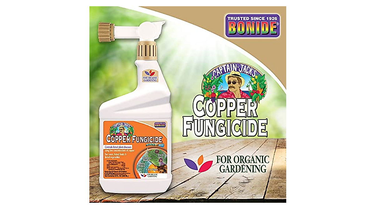 Organic Copper Fungicide Spray - Bonide Captain Jack's