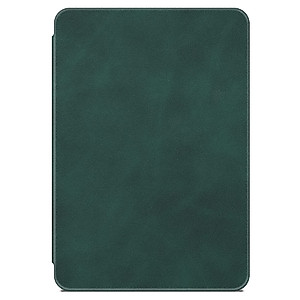 BOZHUORUI Slim Case for All-New Kindle 11th Generation - 2022 Release (6 inch, Model C2V2L3) - Premium PU Leather Bookcover with Auto Sleep/Wake (Pine Green)