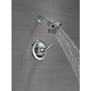 Delta Faucet Classic 13 Series Shower Faucet Set with 3-Spray Shower Head, Shower Handle, Chrome Shower Faucet, Delta Shower Trim Kit, Chrome T13220-SHC