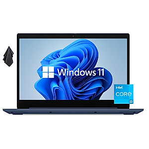 2022 Lenovo IdeaPad 3i 15.6" FHD Laptop, 11th Gen Intel Core i3-1115G4 Processor, 20 GB DDR4 RAM, 1 TB PCIe NVMe SSD, WiFi, Long Battery Life, Fingerprint Reader, Windows 11, Abyss Blue
