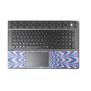 MightySkins Glossy Glitter Skin Compatible With Alienware M18 R1 (2023) Full Wrap Kit - Jitter Illusion | Protective Durable High-Gloss Glitter Finish | Easy To Apply & Change Styles | Made in the USA