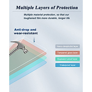 BIBIBO for 2023 Toyota Tacoma Screen Protector for 2020 2021 2022 2023 Toyota Tacoma (SR5 /Trail Special Edition/ TRD Sport /TRD Off-Road/ Limited/ TRD Pro) 8 Inch Navigation Display, Tacoma 2023