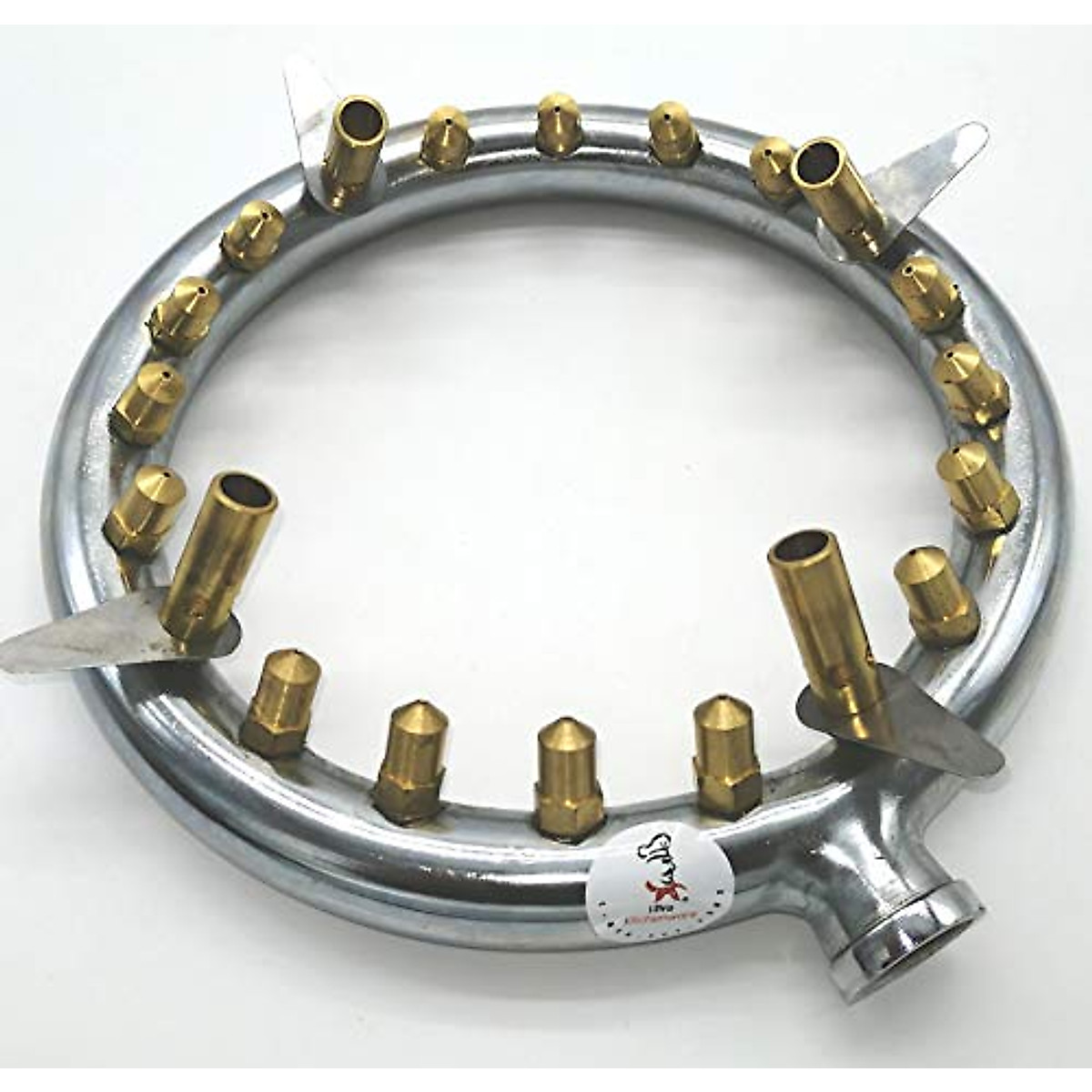 9 Inch High-powered Jet Burners With Lip (Propane Gas) (20 Brass Tip Jets Burners) (120,000 Btu)