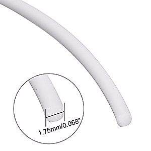 uxcell 3D Pen Filament Refills,32.8Ft,1.75mm PLA Filament Refills,Dimensional Accuracy +/- 0.02mm,for 3D Printer,White