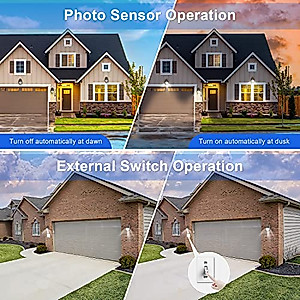 LED Emergency Wall Pack Light with Battery Backup and Photocell,Self Test Diagnostics Commercial Outdoor Aluminum Wall Pack Emergency Light, 12W 120-277V AC, IP65 Waterproof UL Listed(6-Pack)