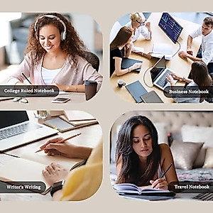 EUPLONG Lined Journal Notebook,200 Pages A5 Hardcover Leather Journals with Cell Phone Strap for Writing,Travel,Business,Work&School,Notebooks for Note Taking,Diary Notepad 5.7×8.3