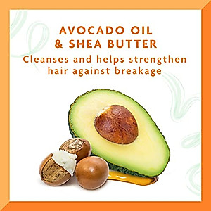 Cantu Avocado Hydrating Sulfate-Free Shampoo with Pure Shea Butter, 13.5 oz (Pack of 2) (Packaging May Vary)