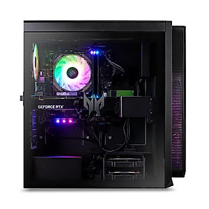 Acer Predator Orion 5000 PO5-650-UR12 Gaming Desktop | 13th Gen Intel Core i7-13700F 16-Core | NVIDIA GeForce RTX 4070 Ti | 16GB DDR5 | 1TB PCIe Gen4 SSD | Intel Wi-Fi 6E | RGB Keyboard & Mouse,Black