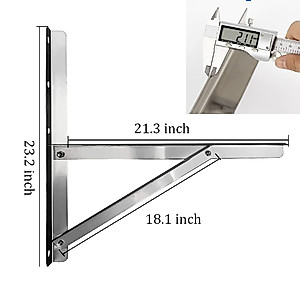 KJArrow Air Conditioner Bracket for 9000-36000BTU Condenser,Outdoor Wall Mounting Bracket Rust Free Stainless Steel Support Ductless Mini Split Air Conditioner Heat Pump System