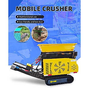 Mini Mobile Jaw Crusher with Belt Conveyor - Stone Crusher for Quarry & Mining