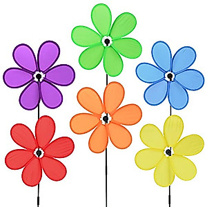 B bangcool Wind Spinners Sunflower Lawn Pinwheels Windmill Party Pinwheel Wind Spinner for Patio Lawn & Garden