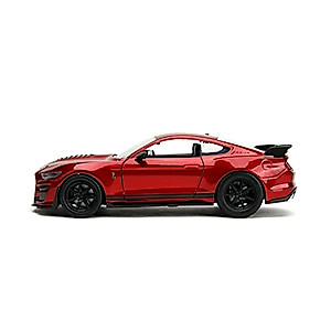 Big Time Muscle 1:24 2020 Ford Mustang Shelby GT 500 Die-cast Car Candy Red, Toys for Kids and Adults