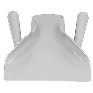Dual Handle French Fry Bagger Shovel, Commercial Popcorn Scoop, Potato Chip Serving Scooper, Food Grade Plastic Fry Scoop Food Shovel for Snacks, Ice, Candy, Desserts, Nuts