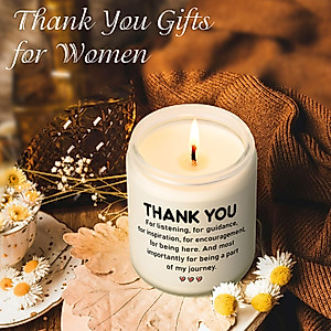 LiqCool Thank You Candle for Women Men, Appreciation Gifts for Teacher Coworkers Boss Lady Employees Manager Coach Friends, Thanksgiving Birthday Christmas Gifts for Dad Mom Sister BFF