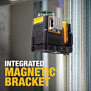 DEWALT 12V MAX Laser Level, Cross Line Laser, 2 x 360, Green (DW0811LG)