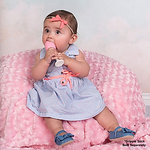 The Teething Egg Pink Bundle - Baby Registry Must Have - Infant Toys 3-6 Months, Sensory Toys for 0-6 Months, 6-12 months and up for Molar Teething, Baby Boy or Girl up to 18 Months