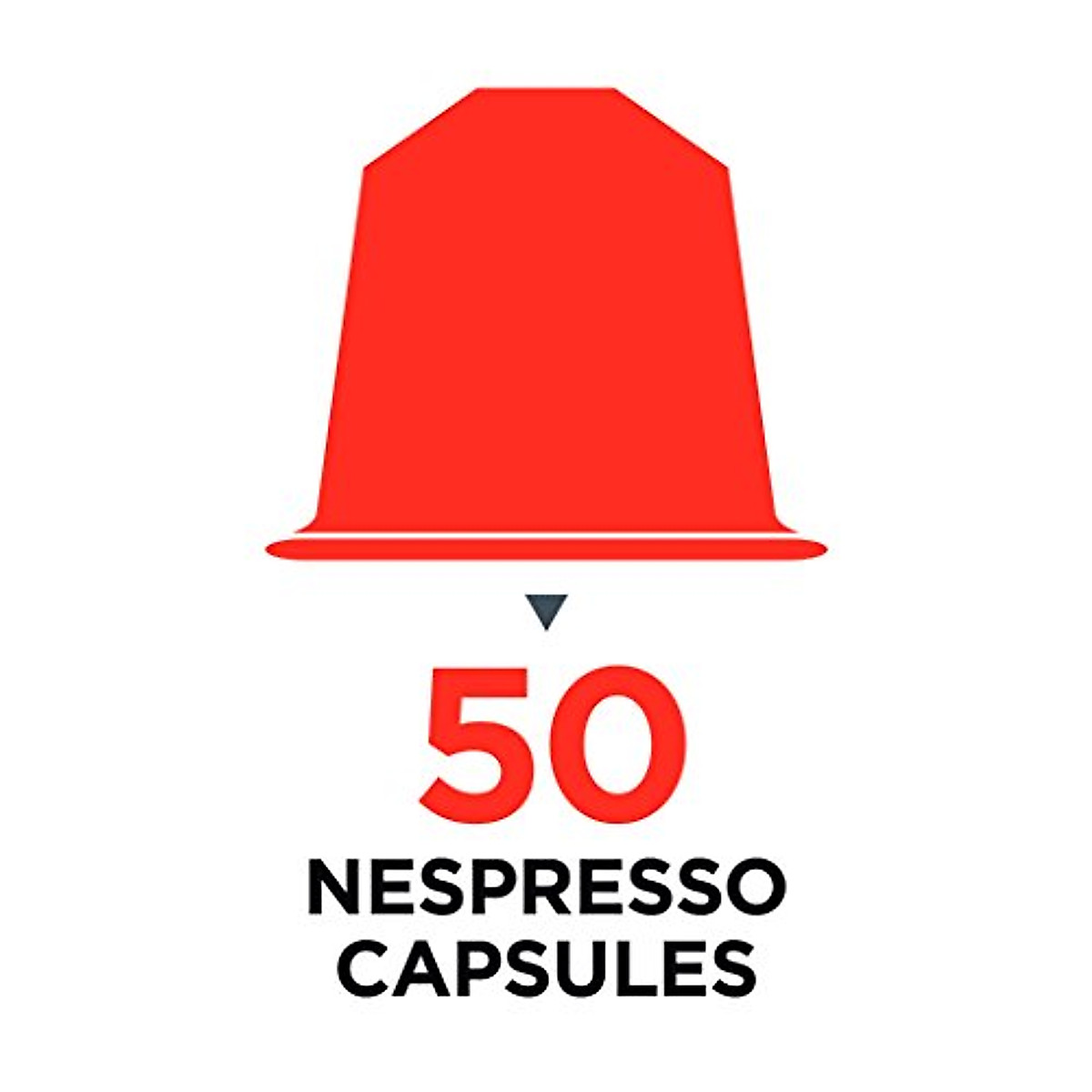 BluePeak Nespresso Carousel - Holds 50 Capsules, OriginalLine Pod Storage - Nifty Nespresso Pods Holder - Coffee Pod Dispenser Organizer Rack Stand, 360-Degree Rotation, Elegant, Modern Chrome Finish